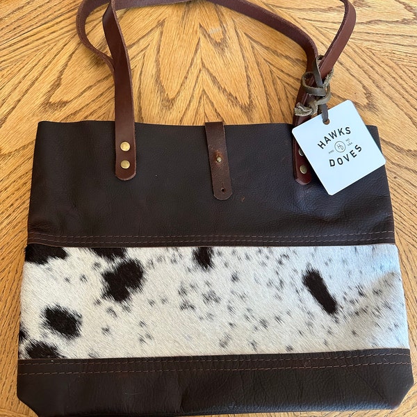 Cowhide Necklace Cowhide Jewelry Ready to Ship Handmade in North ...