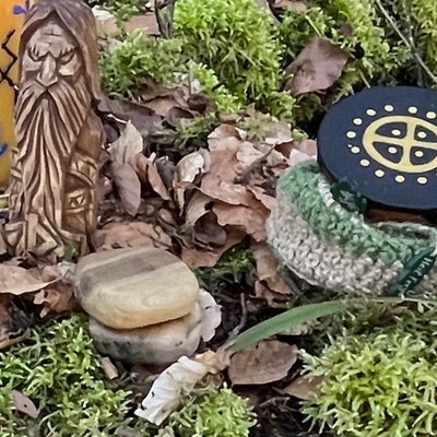 Vegvisir Shamanic Rattle. Unique Leather Maracas. Shamanic Tool ...