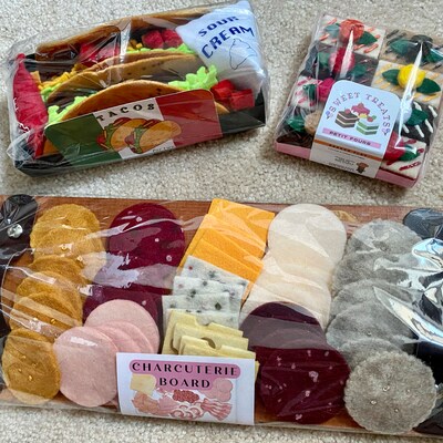 Mini Tacos Play Felt Food - Etsy