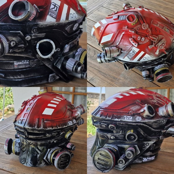 Cyborg No.2 - DIY Printable EVA Foam Helmet Pattern for Cosplay ...