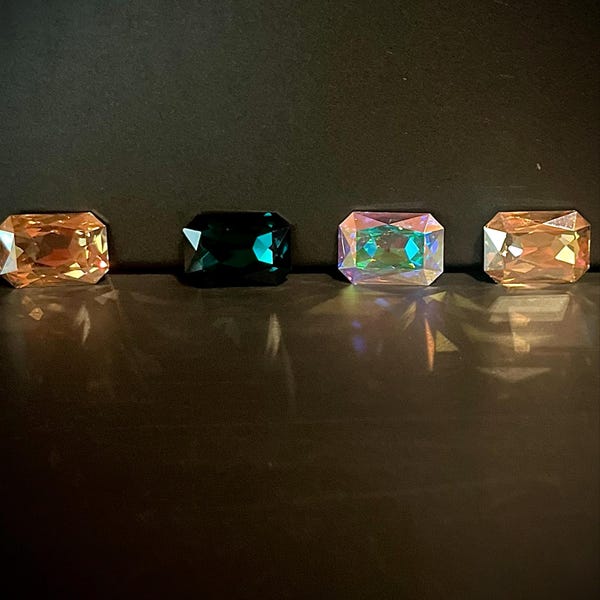 Swarovski 4470 B 8/10/12/18mm Cushion Cut Square Crystal Multicolors ...