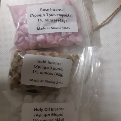 Orthodox Incense Premium Scented Incense Handmade by Monks in Greece ...