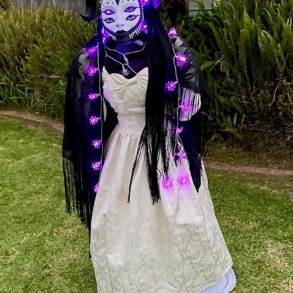 3D Printed Multi Color Hellequin Mask - Etsy