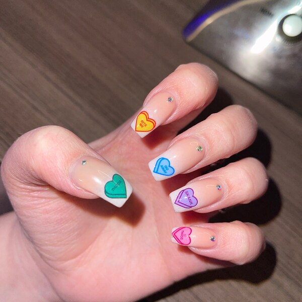 Loves Me, Loves Me Not |nail Decals| - Etsy