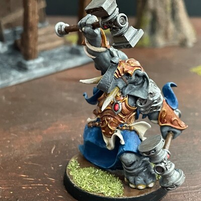 Elephantfolk Loxodon Paladin Fantasy Miniature Dungeons - Etsy