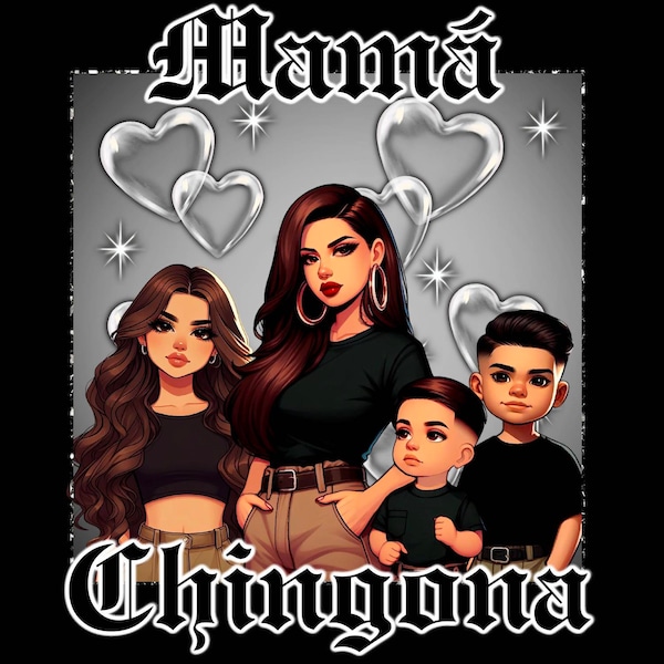 Chicana Chola Chingona PNG File-digital - Etsy