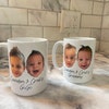 Two Baby Face Mug, Personalized Photo Gift, Custom Baby Face Mug ...