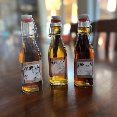 Sri Lankan Vanilla Bean Labels for Homemade Vanilla Extract - Etsy