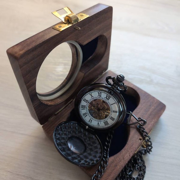 Vintage Style Pocket Watch, Personalized Pocket Watch, Engraved ...