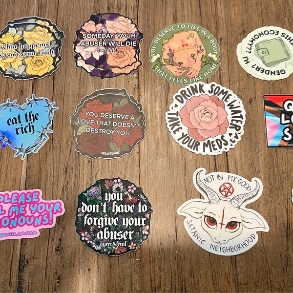 LGBT Sticker, Knife Vinyl Sticker, Bimbo Sticker, Hot Pink Sticker ...