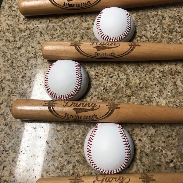 Ring Bearer Gift, Mini Baseball Bat, Personalized Bat, Coach Gift ...