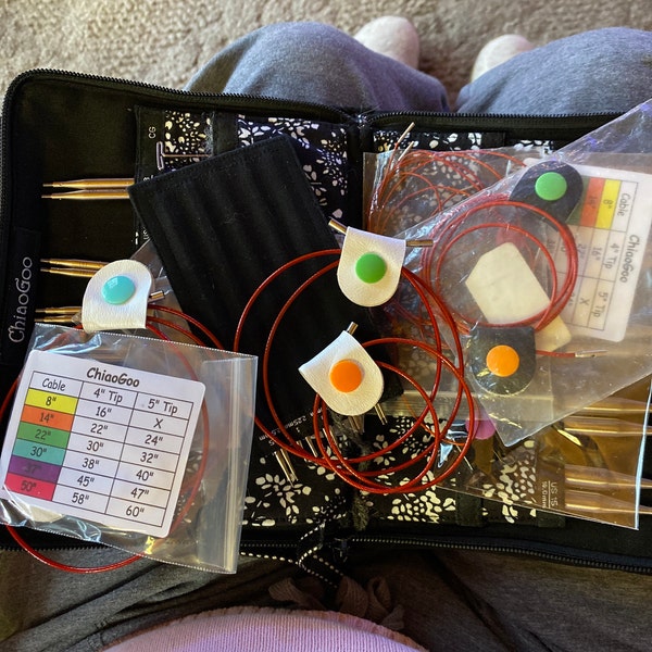 Knitting Needle Cable Keepers - Etsy