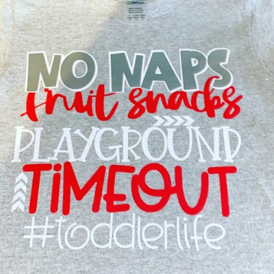 No Naps Fruits Snacks Timout SVG Toddler Life SVG Cut File - Etsy