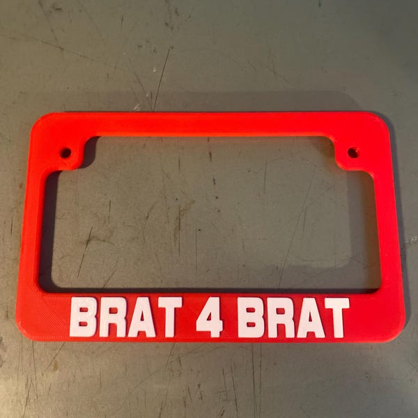 Motorcycle License Plate Frame - Etsy