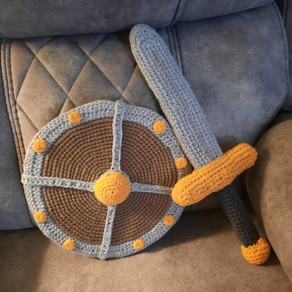 Sword and Shield Crochet Pattern - Etsy