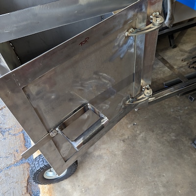 Custom Made Smoker Hinges U.S.A Made Smoker Hinges Slotted Design BBQ ...