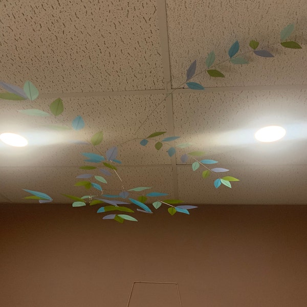 Olive Grove Handmade Tree Leaf Mobile by Moon Lily Mobiles - Etsy