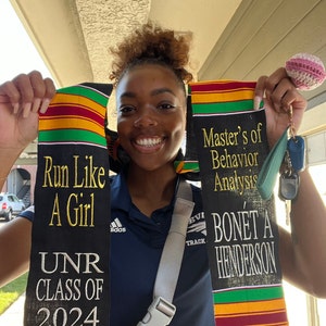 Military Graduation Stole Design Your Own Custom Embroidered Satin ...