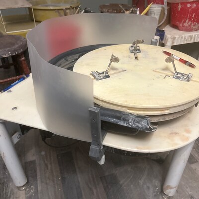 Spinner Trimming Tool rotary, Spinning Clay, Ceramic, Disc for Pottery ...