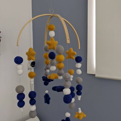 Baby Mobile Frame // Crib Mobile Frame // Nursery Mobile Frame // Cot ...