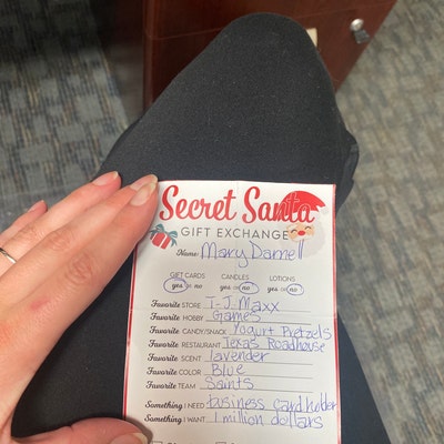 Printable Christmas Gift Wish List Template, My Wish List, Christmas ...