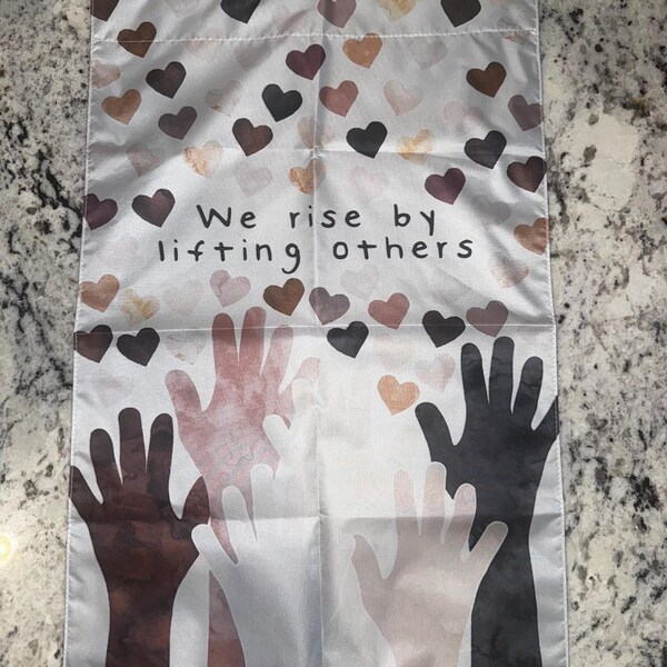 We Rise by Lifting Others Flag, , Love is Love Flag, Social Justice ...