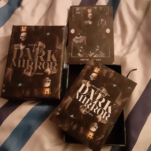 Dark Mirror Oracle Deck Cards Set Fantasy Art Tarot Card & Book ...