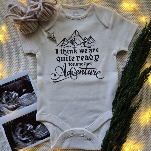 Another Adventure Onesie®, Fantasy Baby Announcement, Adventure ...