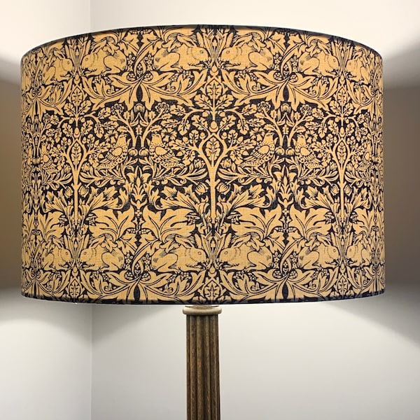 Brer Rabbit Navy William Morris Brother Blue Lampshade 40cm 30cm 25cm ...