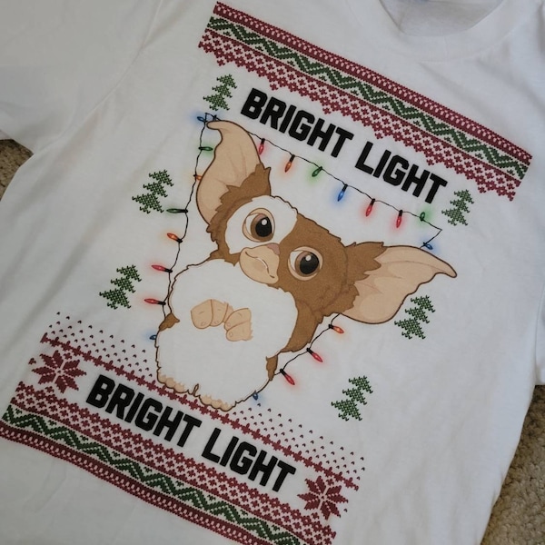 Gizmo Ugly Christmas T-shirt | Funny Holiday Party Tee - Etsy
