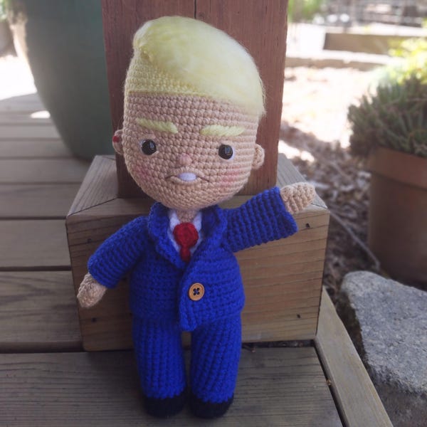 CROCHET PATTERN: Amigurumi-trump Doll - Etsy