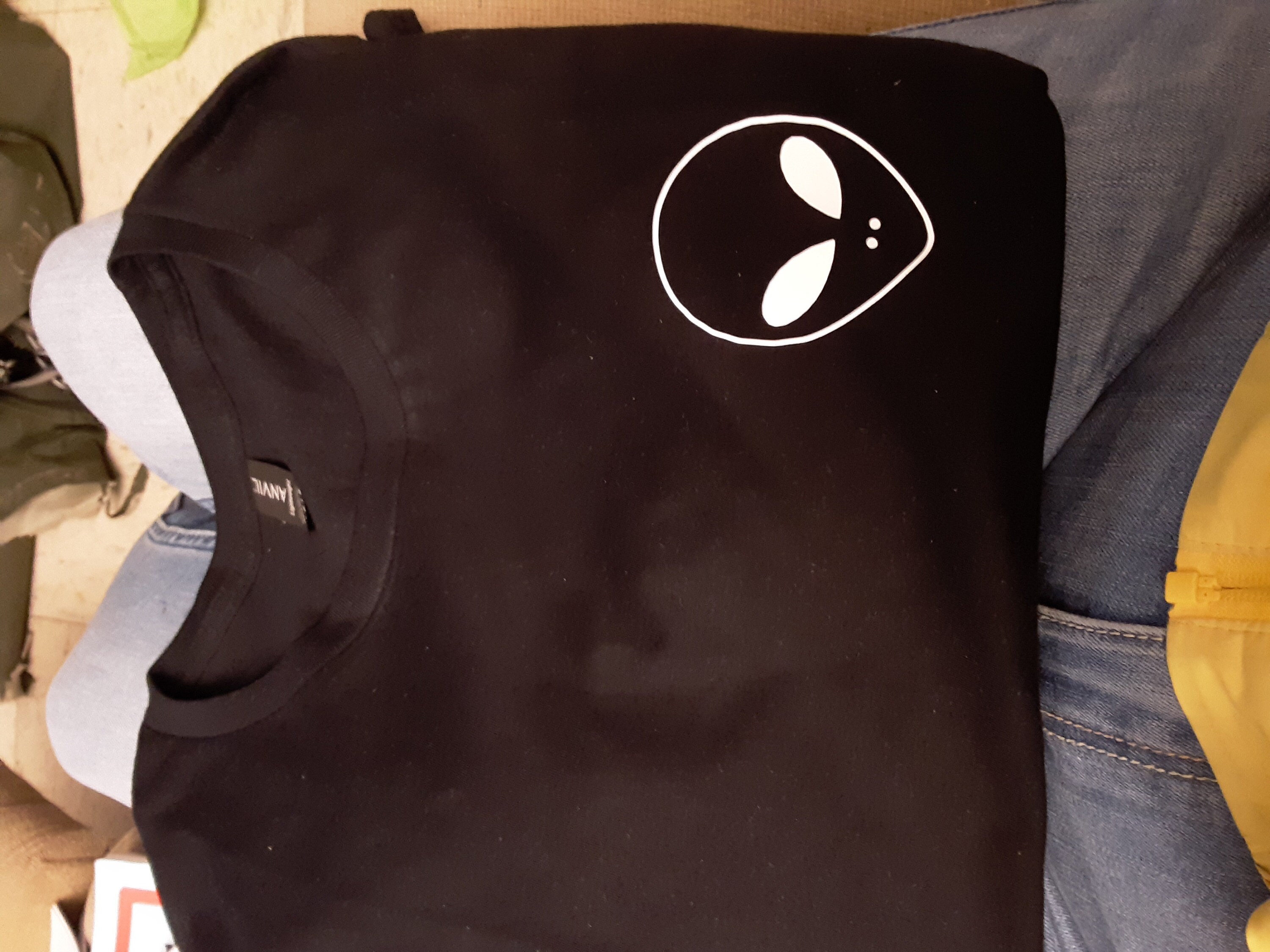 Alien Pocket Tee Alien Shirt | Etsy