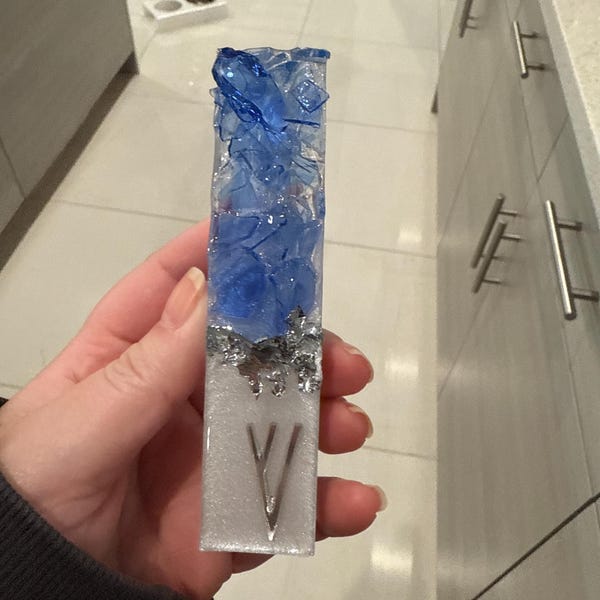 Mezuzah Smashed Wedding Glass, Chuppah Smashed Glass, Modern Mezuzah ...