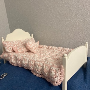 Bed for 12 Inch Doll / 1:6 Scale Bed/ Modern Bed - Etsy