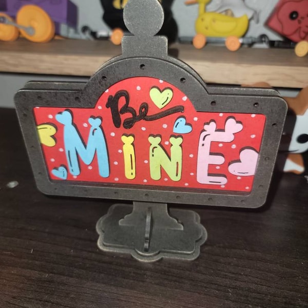 6.7" Height Tabletop Mini Post Frame Laser Cut Files in SVG and PDF to ...