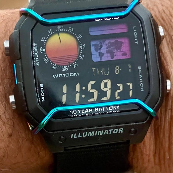 Tactical Sunset – Modified Watch Based on Original Casio AE-1200 ...