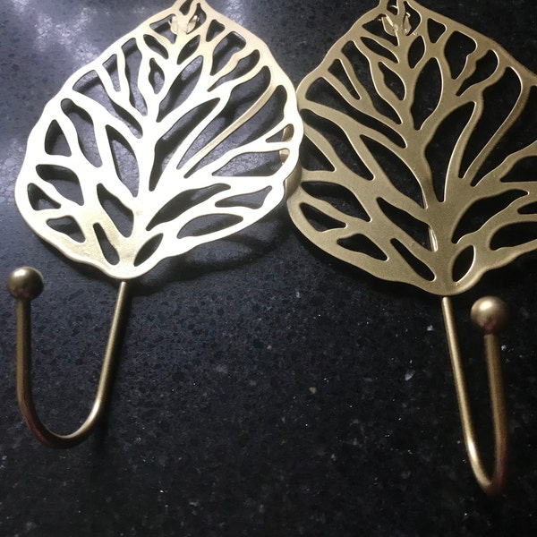 Set of Two Beautiful Elegant Hooks, Home Decor Hooks, Nature Hooks ...
