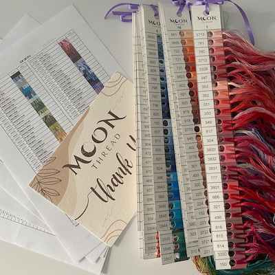 DMC Floss Embroidery Organization System DMC Thread Charts PDF Instant ...