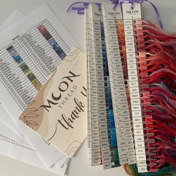 DMC Floss Embroidery Organization System | DMC Thread Charts PDF ...