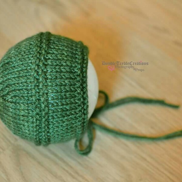 Knitting Pattern - Ridges Bonnet - Newborn Photography Prop - Etsy