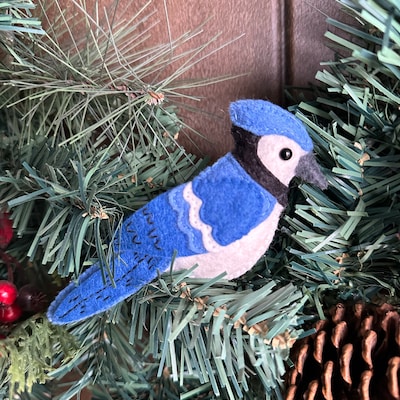 Felt Chickadee Pattern PDF and SVG Instant Download. Embroidered Felt ...