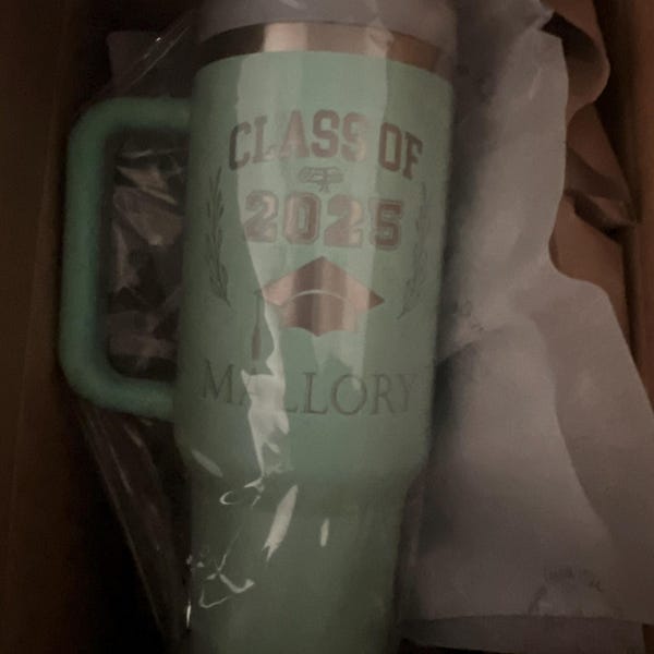 Personalized Graduation Tumbler, High School Graduation Gift for Her ...