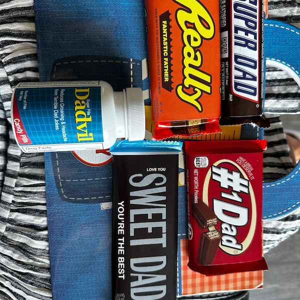 Gift for Dad: the Dadvil Pack! Box/bottle of Dadvil Plus Dad-themed ...