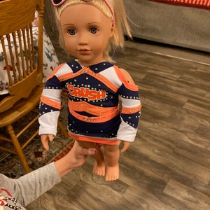 JAS Cheer Uniform for American Girl Doll - Etsy