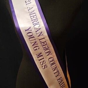 CUSTOM EMBROIDERED SASHES Pageant/homecoming - Etsy
