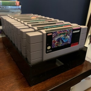 Acrylic Bitlounger 16BITSN Super Nintendo SNES Cartridge Storage for ...