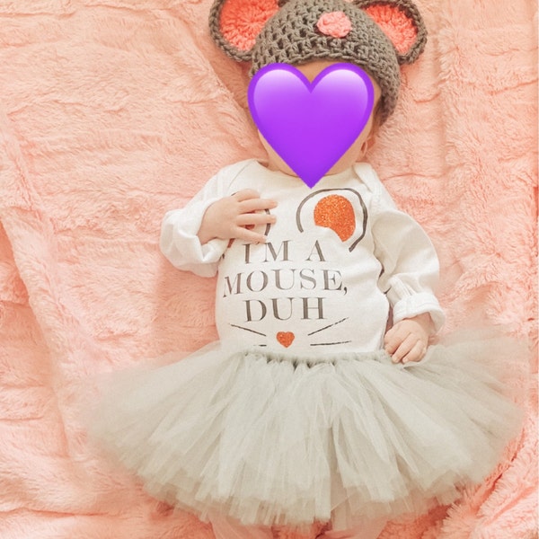Baby Mouse Hat, Mouse Hat, Newborn Mouse Hat, Mouse Costume, Crochet ...