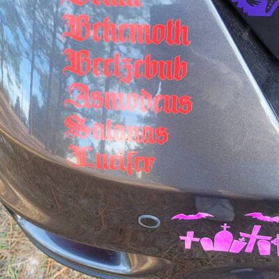 Fenrir Norse Wolf LORE Vinyl Decal Sticker - Etsy