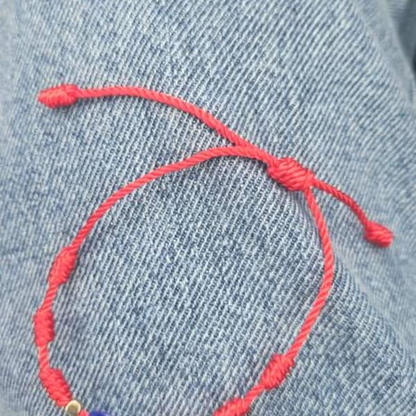 Evil Eye Anklet, Protection Red String Anklet, Beach Anklet, Dainty ...