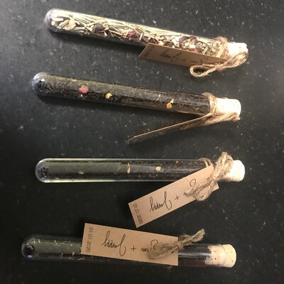 Loose Leaf Tea Test Tube Wedding Favour/bombonniere. - Etsy